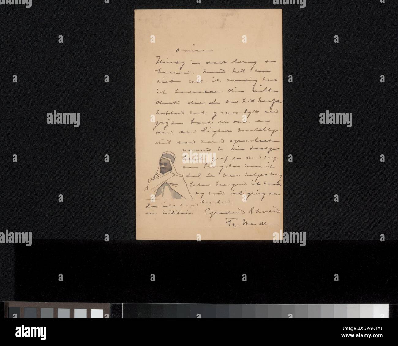 Letter to Philip Zilcken, Th. Windt, 1867 - 1930 letter paper. ink ...