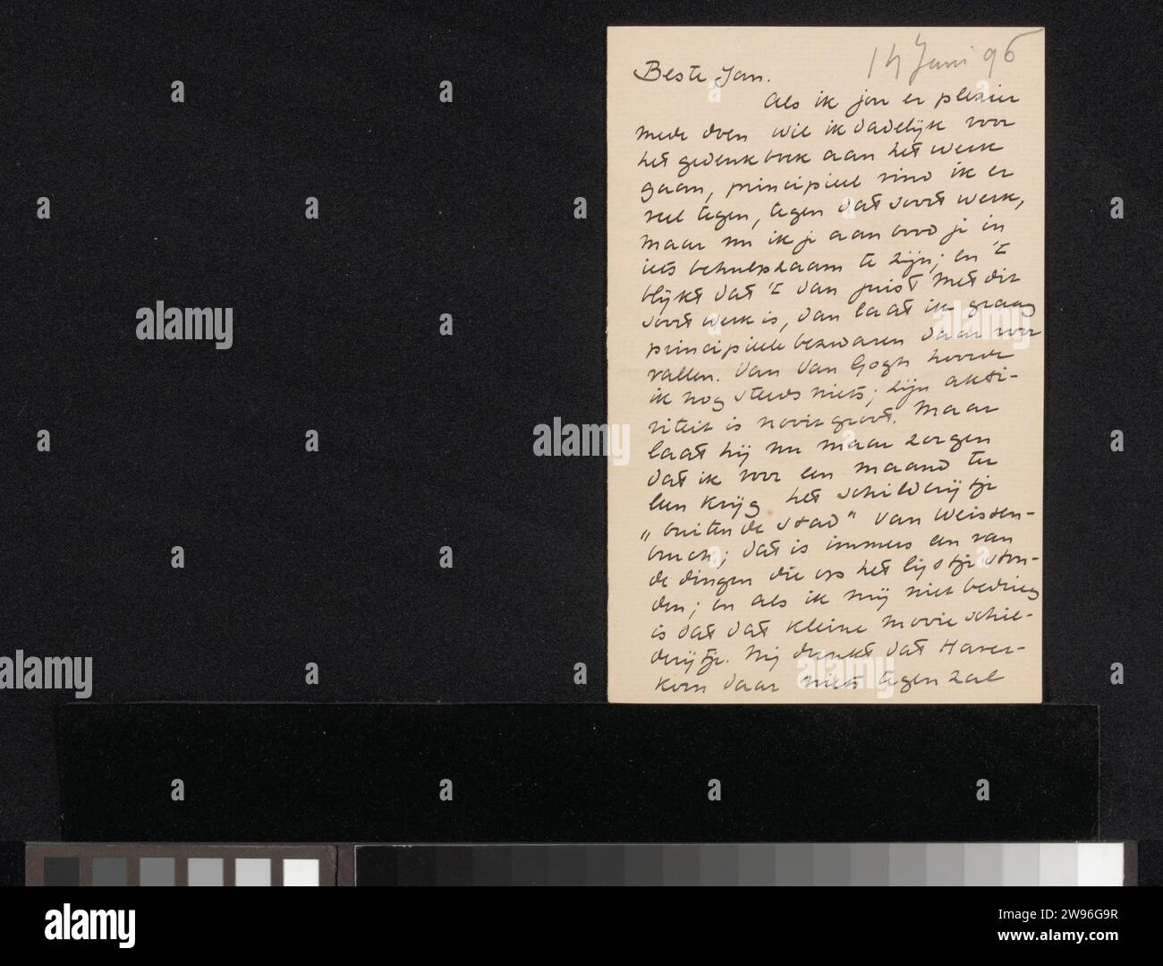 Letter to Jan Veth, Richard Nicolaüs Roland Holst, 1878 - 1925 letter ...
