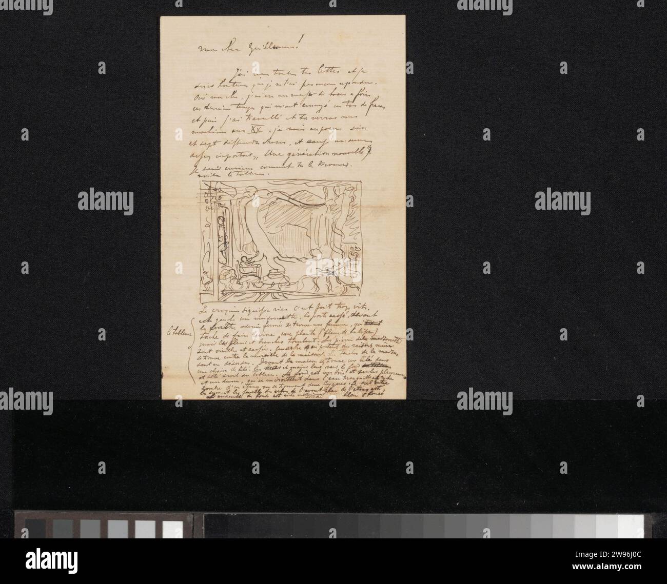 Letter from Jan Toorop to William Degouve de Nuncques, 1892 letter ...