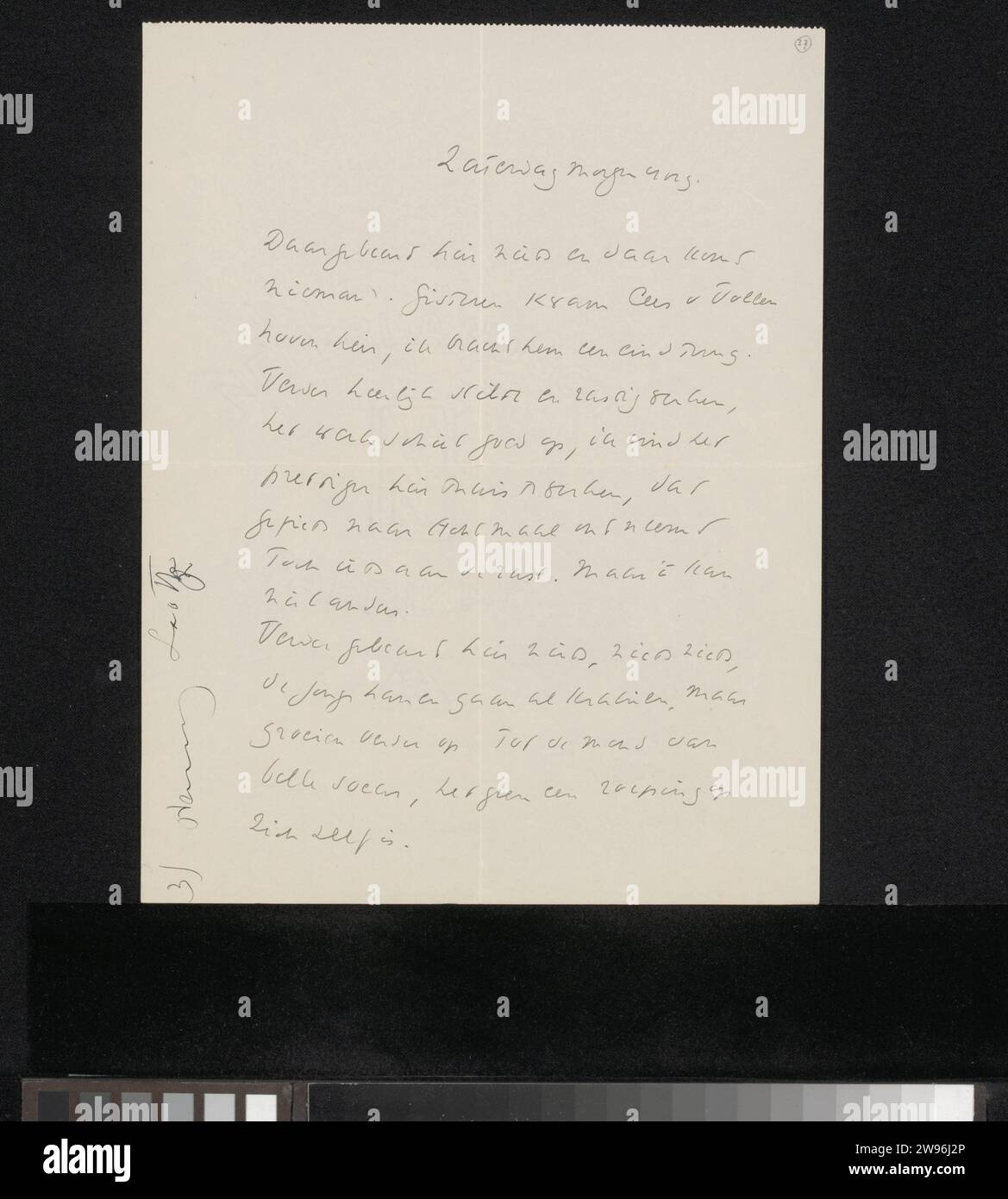 Letter to Ina van Eibergen Santhagens -Waller, Richard Nicolaüs Roland ...