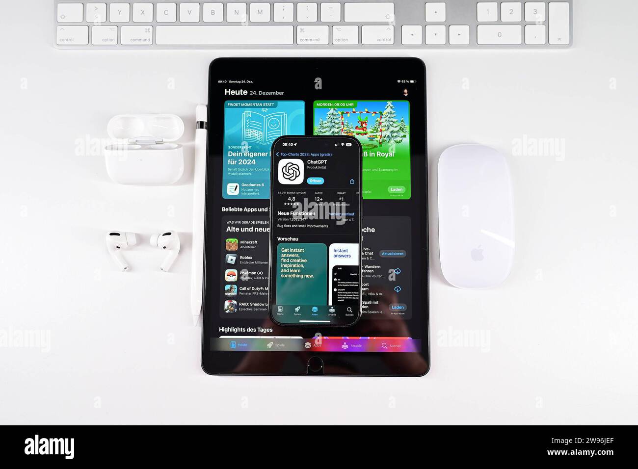 Stock- und Symbolbilder I 24.12.2023 ChatGPT, ChatGPT ist ein Chatbot ...