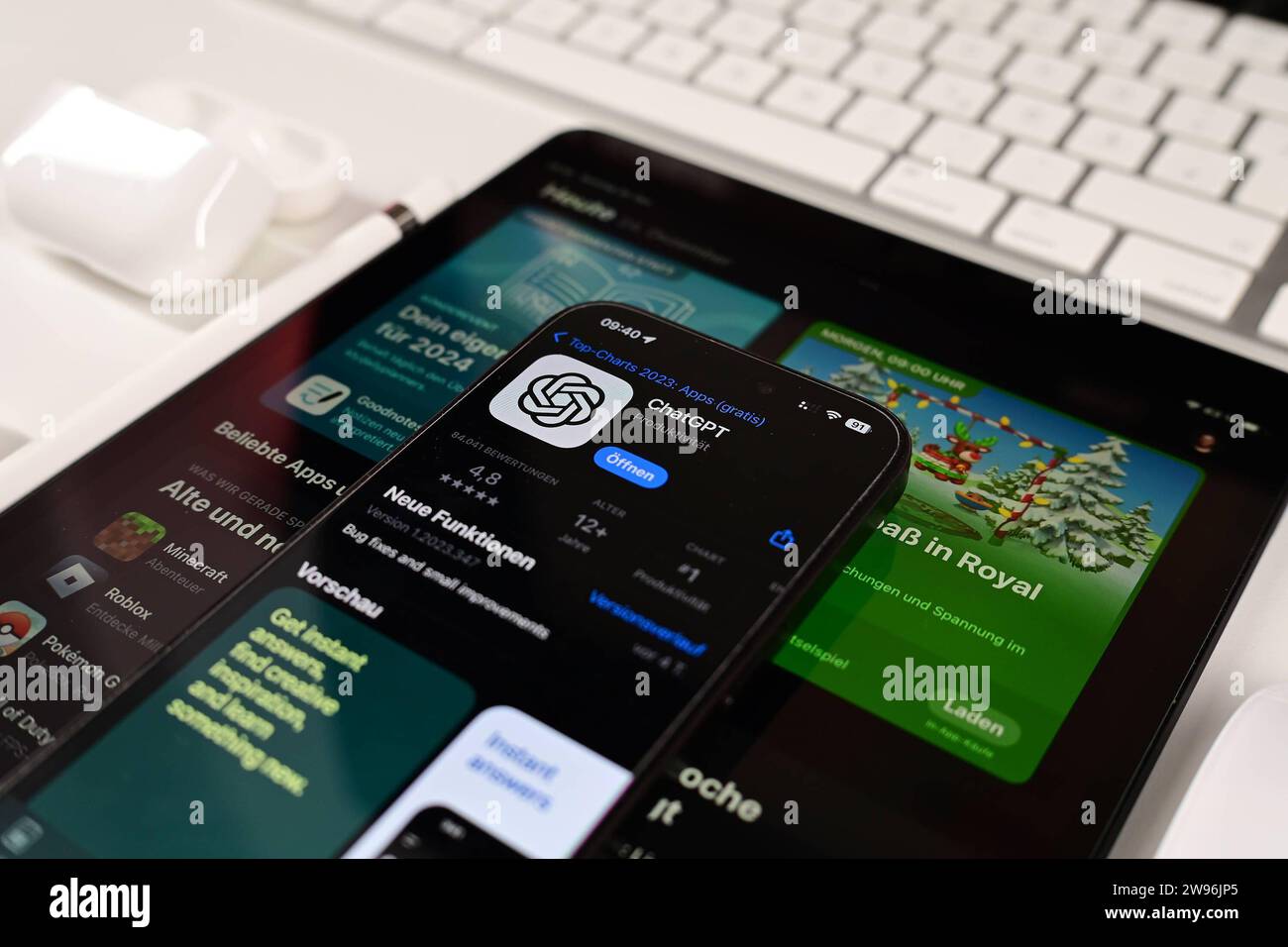 Stock- und Symbolbilder I 24.12.2023 ChatGPT, ChatGPT ist ein Chatbot ...