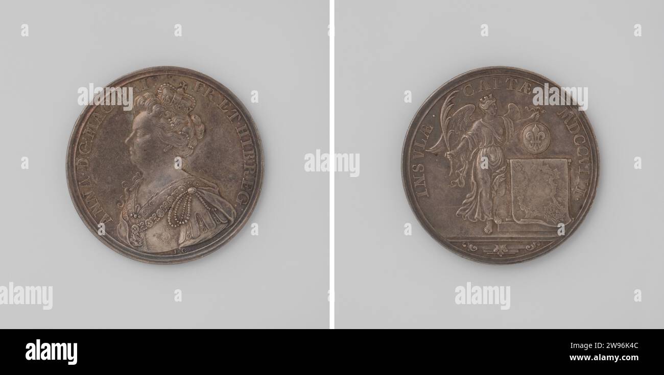 Take of the Citadel van Rijssel by the allies, John Croker, 1708 ...