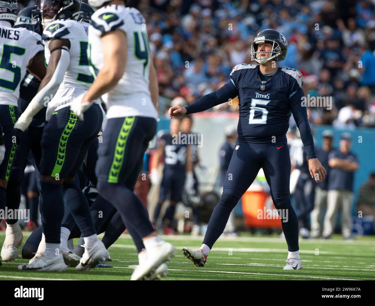 Nashville, Tennessee, USA. 24th Dec, 2023. Tennessee Titans place ...