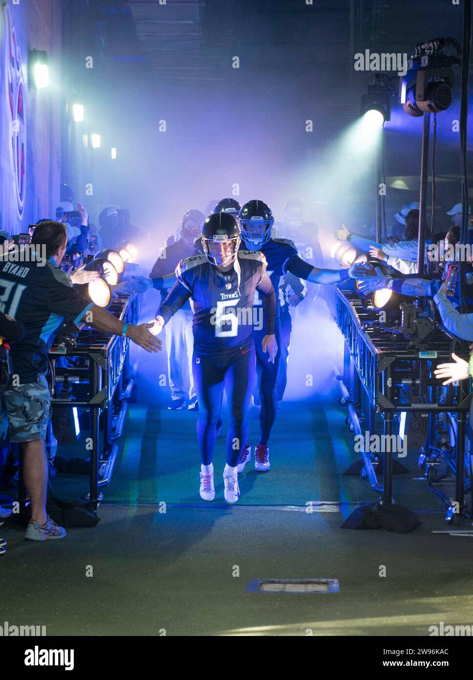 Nashville, Tennessee, USA. 24th Dec, 2023. Tennessee Titans place ...