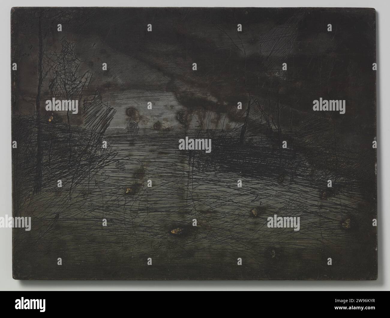 Landscape, 1870 - 1923 zinc etching Stock Photo - Alamy