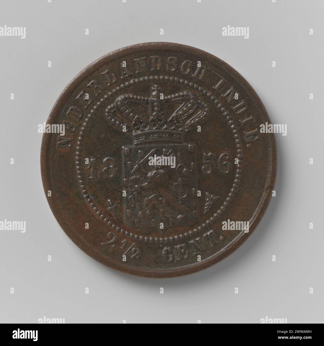 2½ cents from the Dutch East Indies, 1856, Willem III (King of the ...