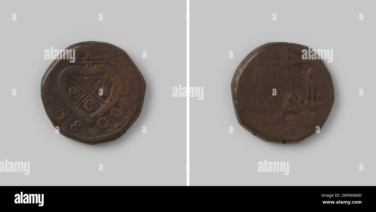 Pice for Bombay in India of the English East India Company (EIC), 1806 ...