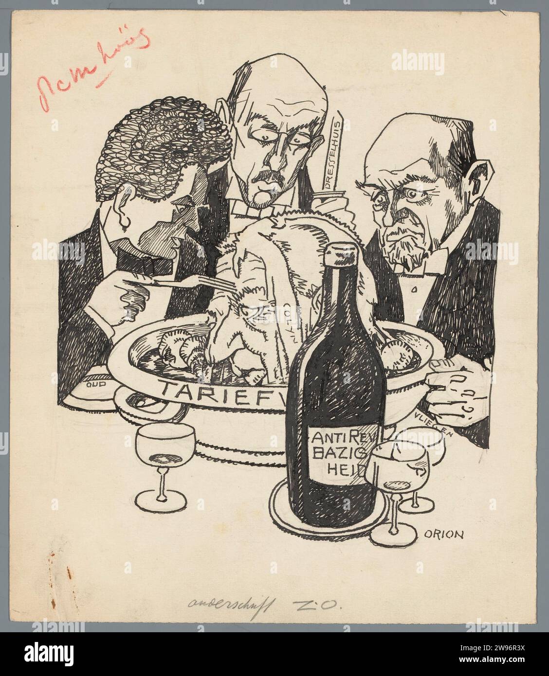 Tariff cartoon hi-res stock photography and images - Alamy