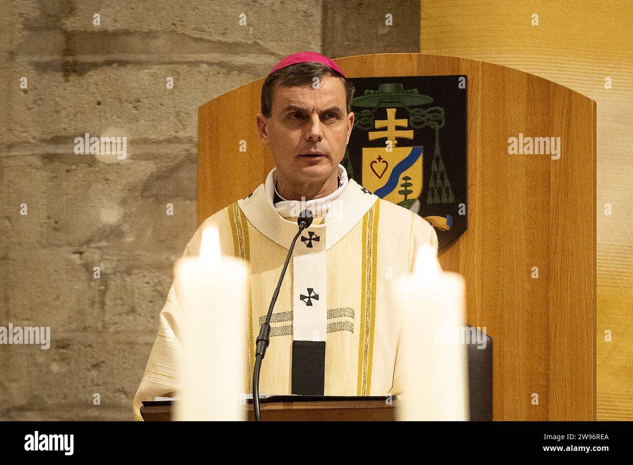 Brussels, Belgium. 25th Dec, 2023. New archbishop Luc Terlinden ...