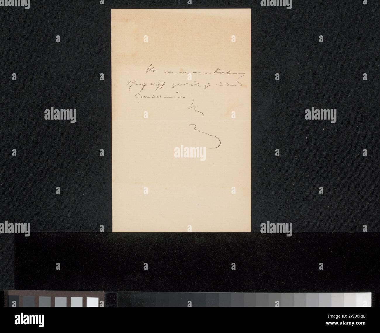 Letter to Philip Zilcken, 1867 - 1921 letter paper. ink writing ...