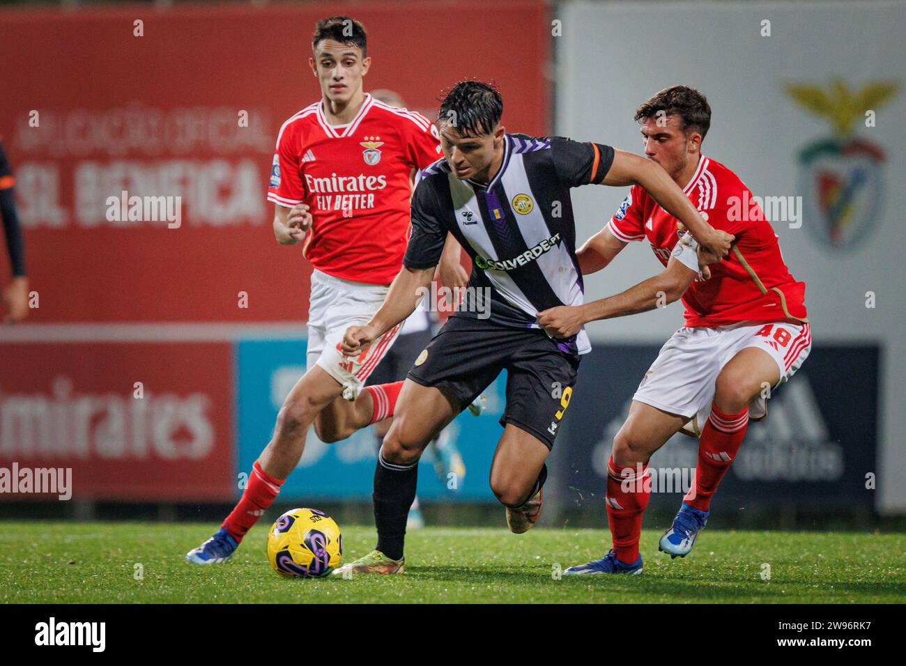 Jesus Ramirez in a duel with Rafael Rodrigues during Liga Portugal 2 ...