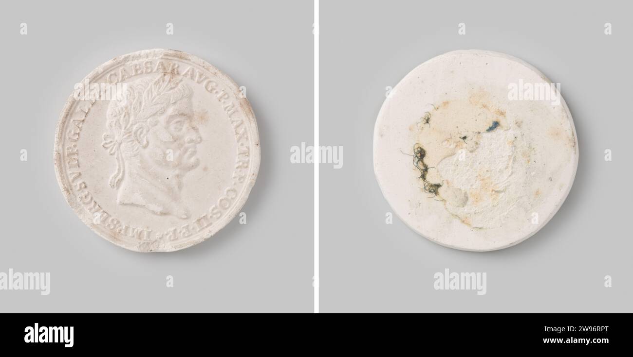 Renaissance imitation of a coin of the Roman emperor Galba, cast in ...