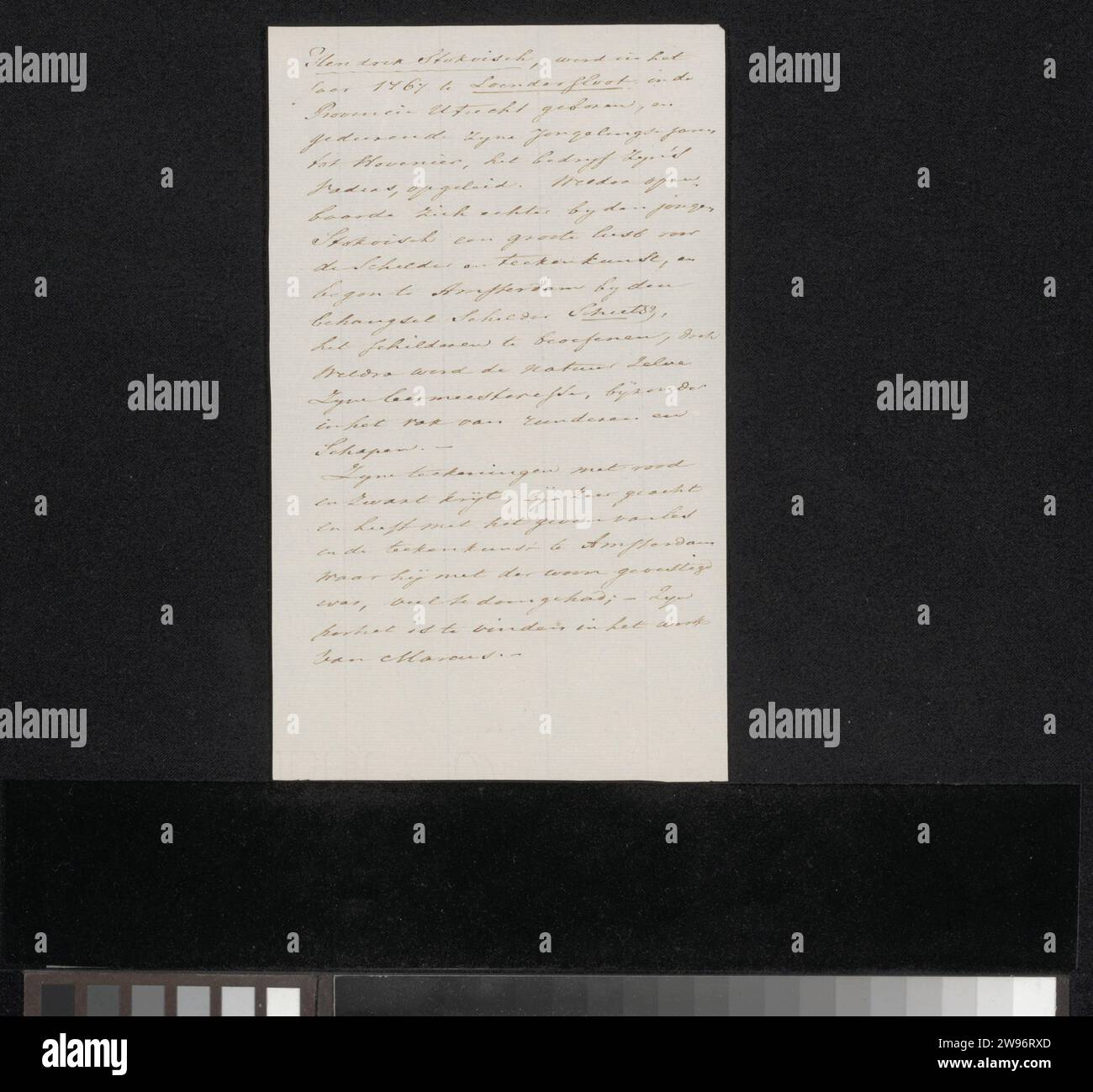 Handwriting concerning Hendrik Stokvisch, Anonymous, 1769 - 1820 ...