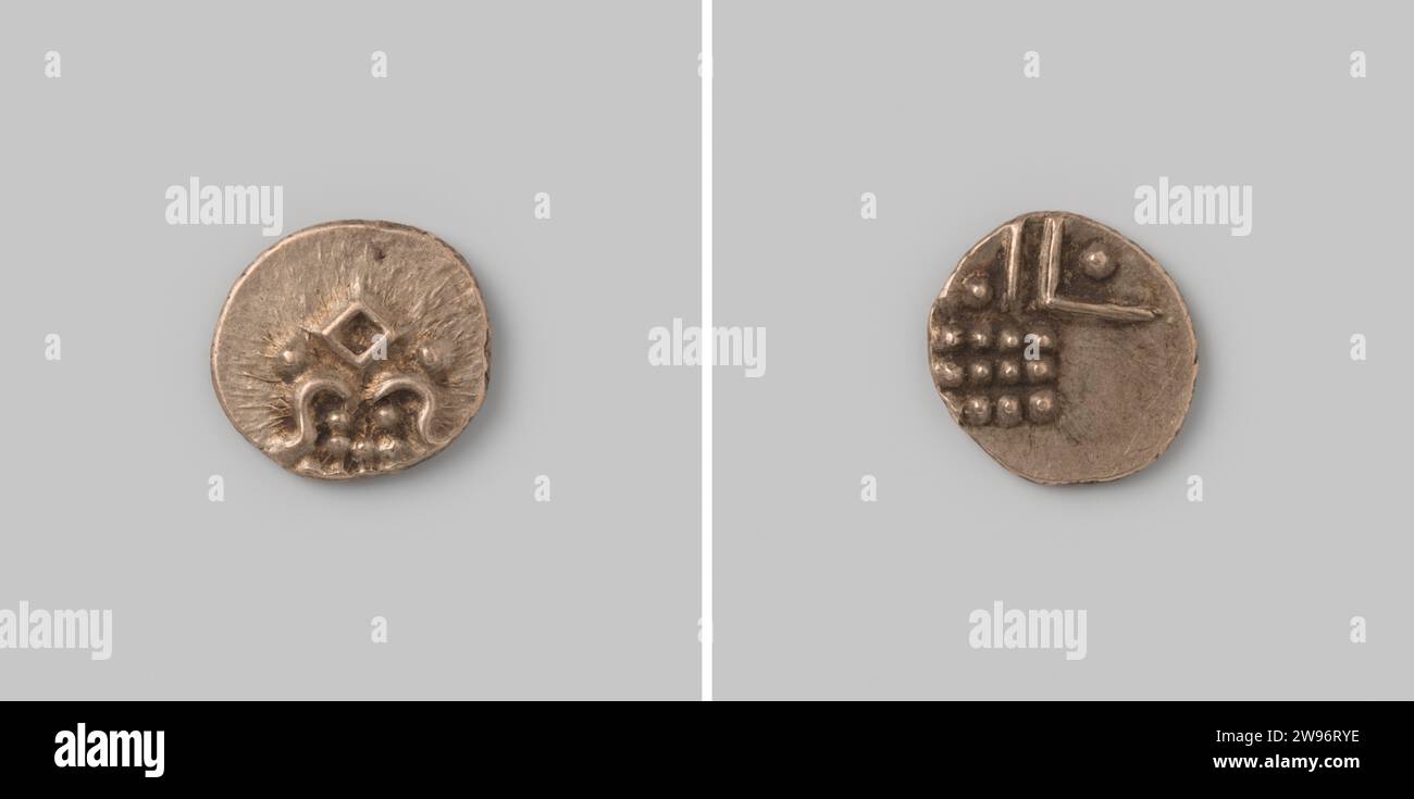 Silver Vira Raya Fanam from Travancore in India, 1600-1800 ,, 1600 ...