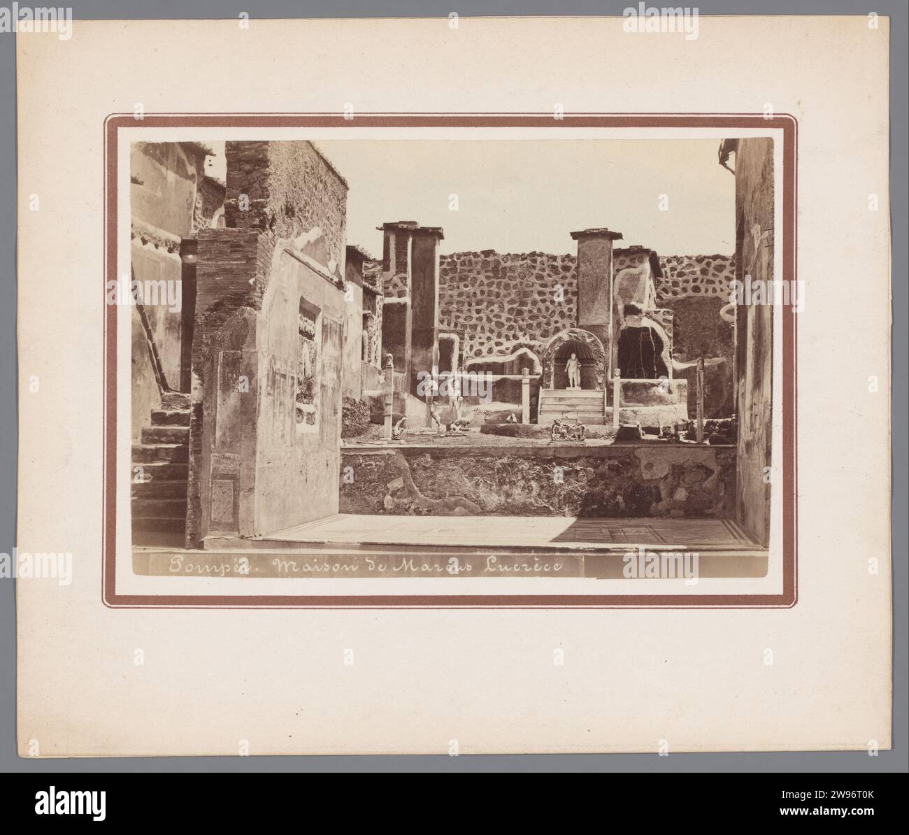 Remnants of Marcus Lucretius in Pompeii, Giorgio Sommer (attributed to ...