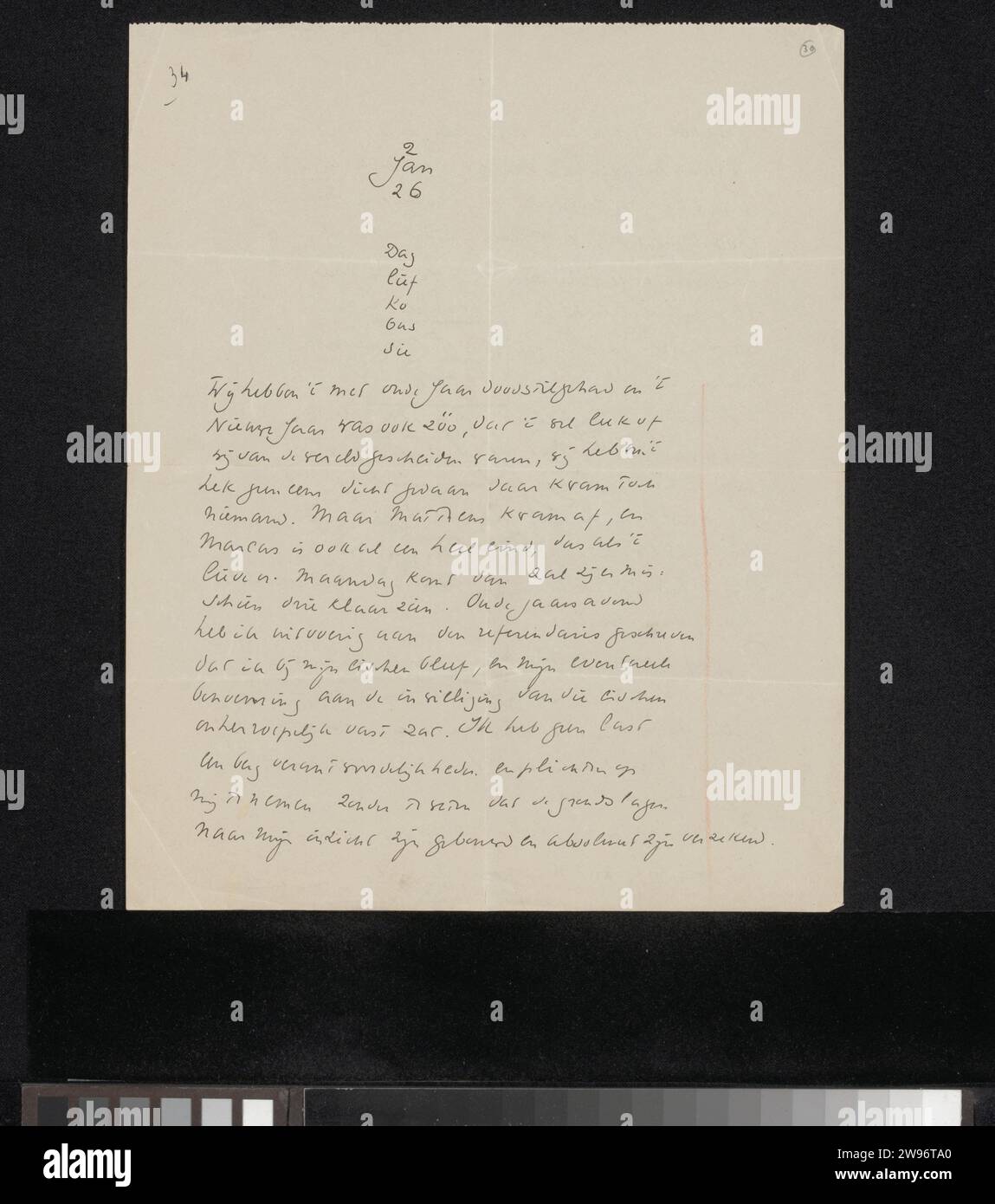 Letter to Ina van Eibergen Santhagens-Waller, Richard Nicolaüs Roland ...