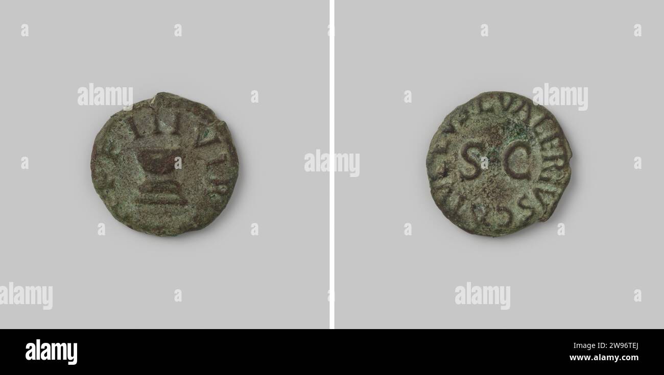 Quadrans from the Roman Empire of Augustus, -4, -4 coin Bronze quadrans ...