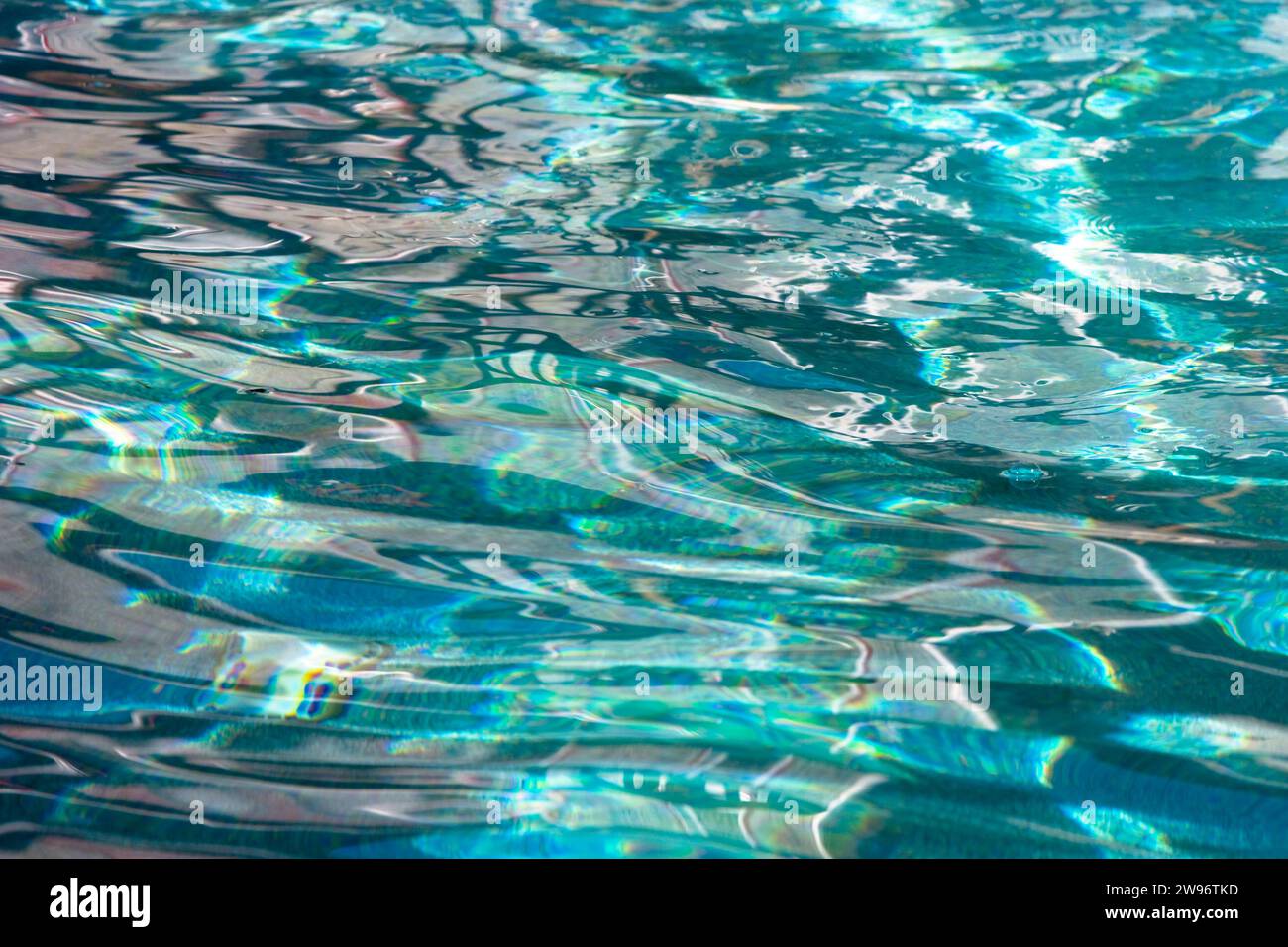 Ripples and reflections in clean clear water Stock Photo - Alamy