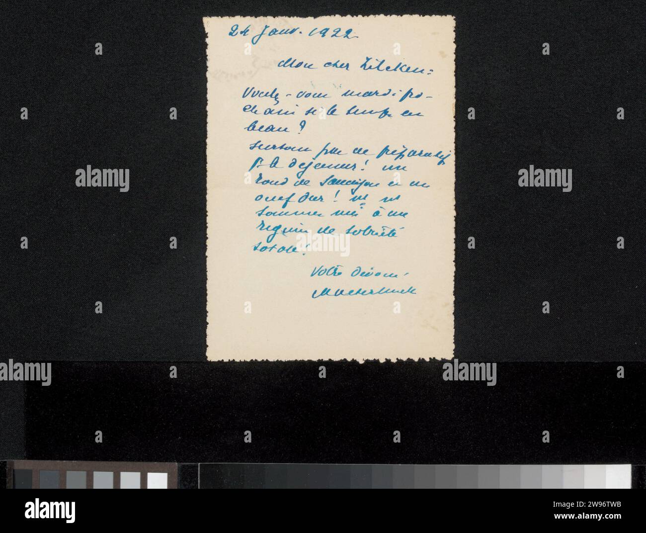 Letter to Philip Zilcken, 1922 letter Nice paper. ink writing ...