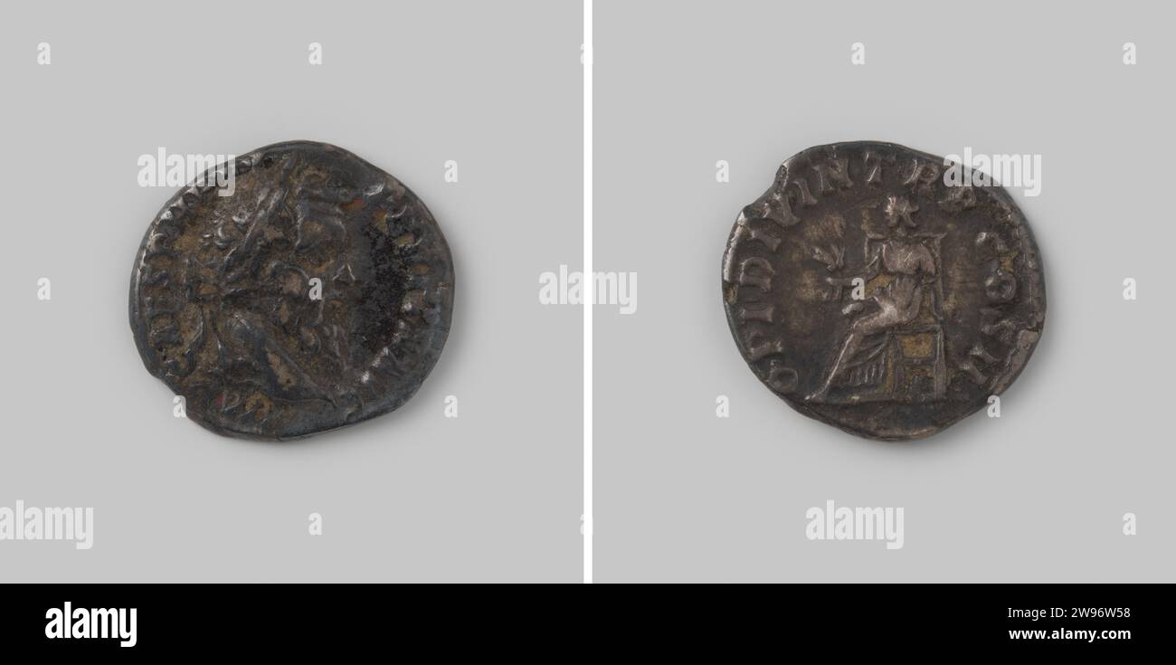 Denarius from the Roman Empire of Pertinax, 193 ,, 193 coin Silver coin ...