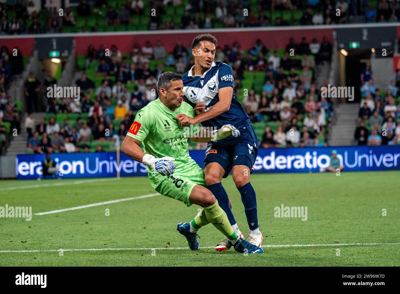 Melbourne, Australia. 23 December, 2023. Melbourne Victory FC Forward ...