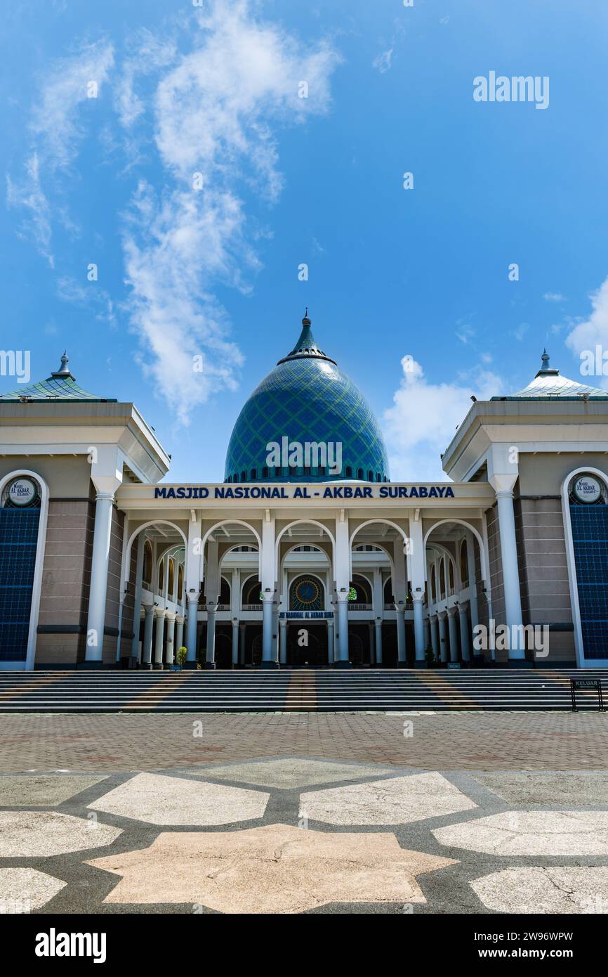 Surabaya Great Mosque, Masjid al Akbar in Indonesian, in the city of ...
