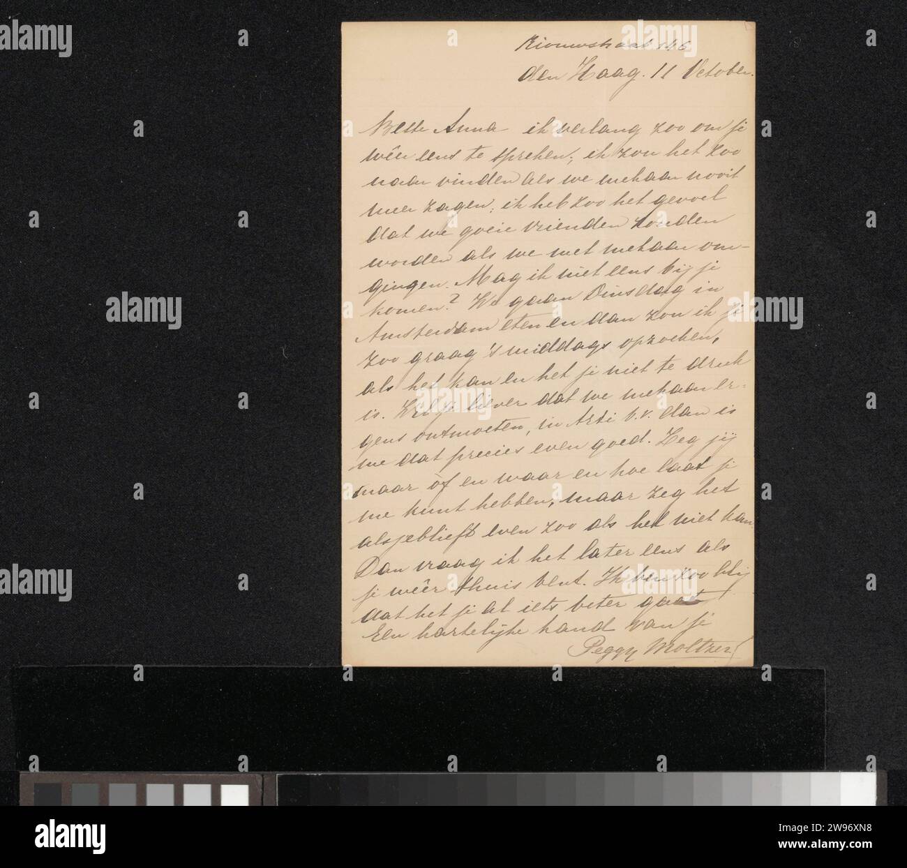 Letter to Anna Dorothea Dirks, Peggy Nicoline Kappeyne van de Coppello ...