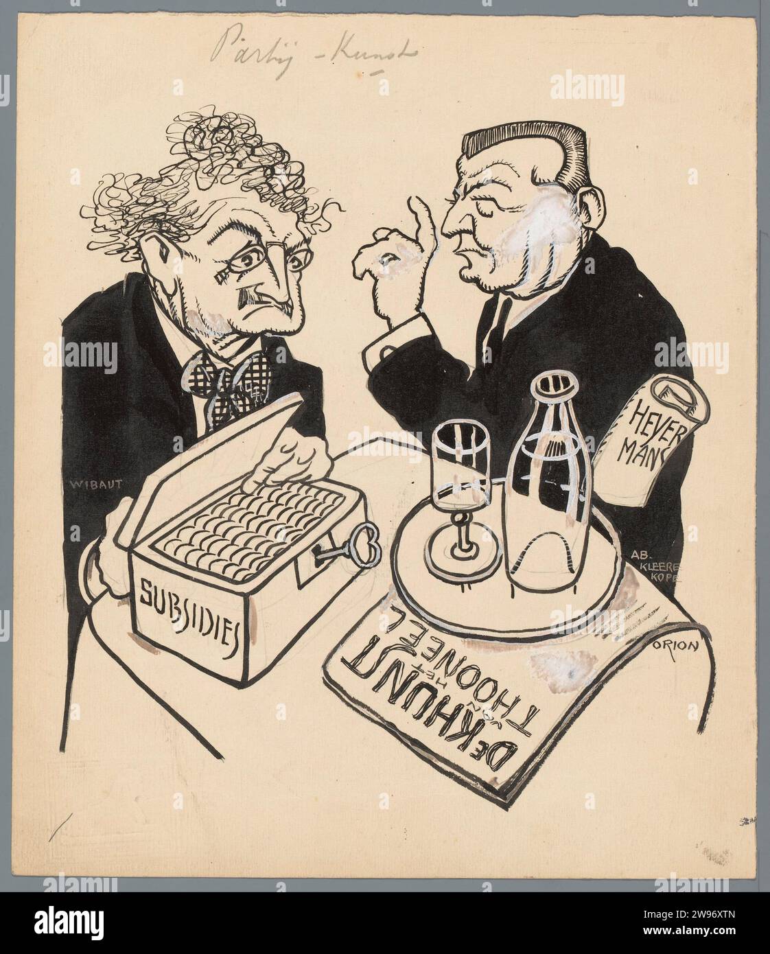 Wibaut and Kleerekoper, Patricq Kroon, 1913 - 1929 drawing Wibaut and ...