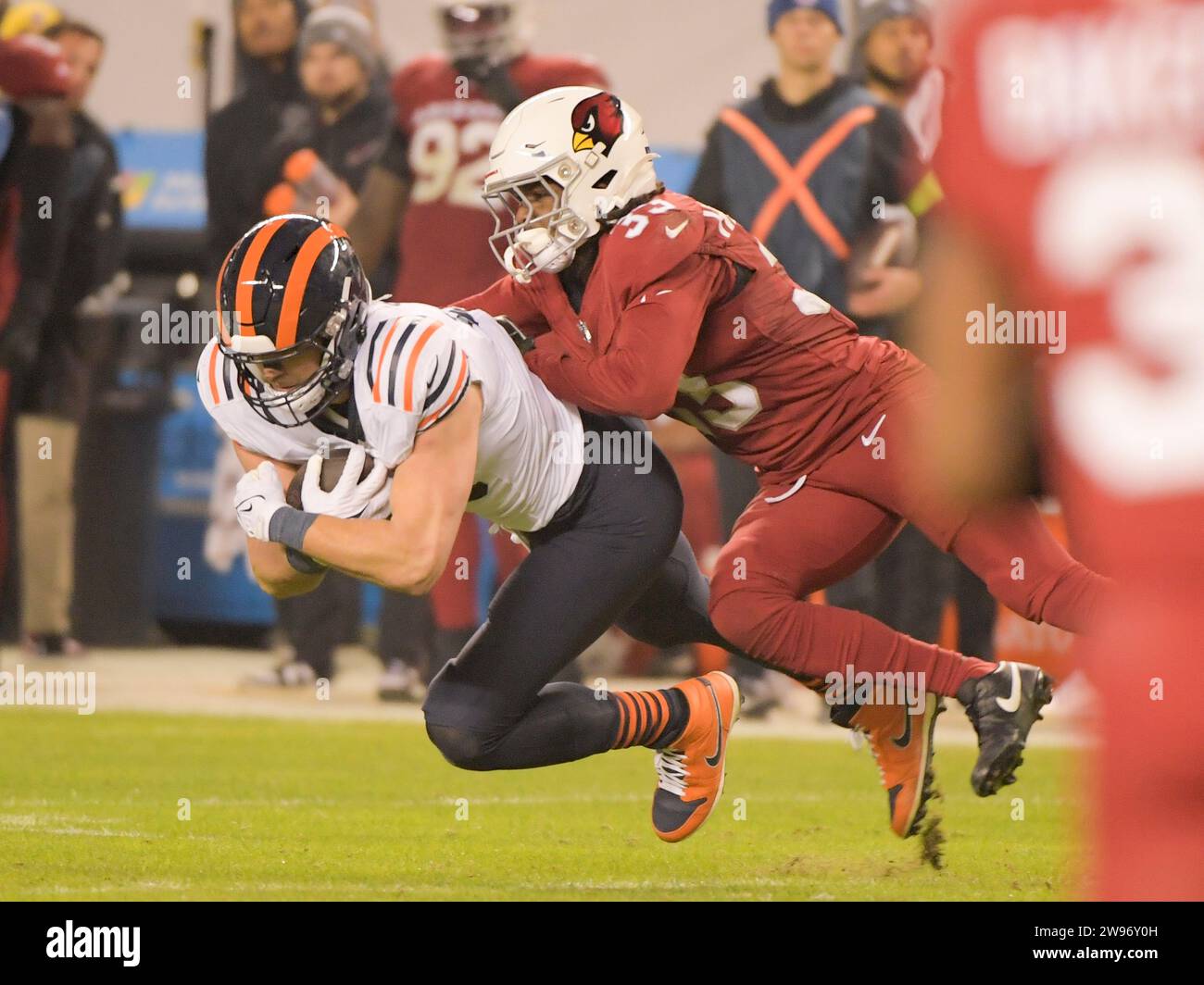 Chicago, United States. 24th Dec, 2023. Chicago Bears tight end Robert ...