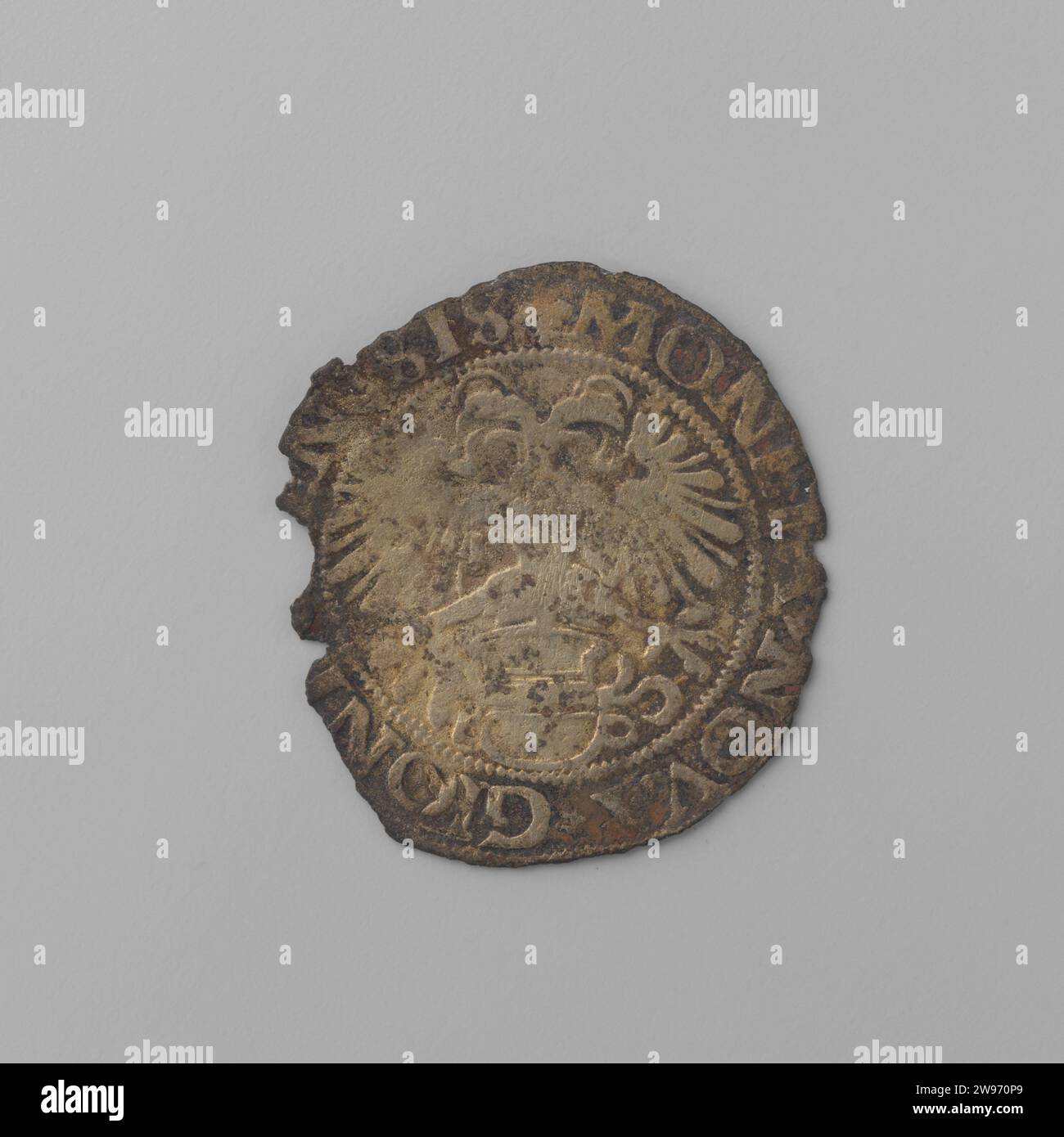 Groningen pilot, 1560, City of Groningen, 1560 coin Silver coin. Front ...