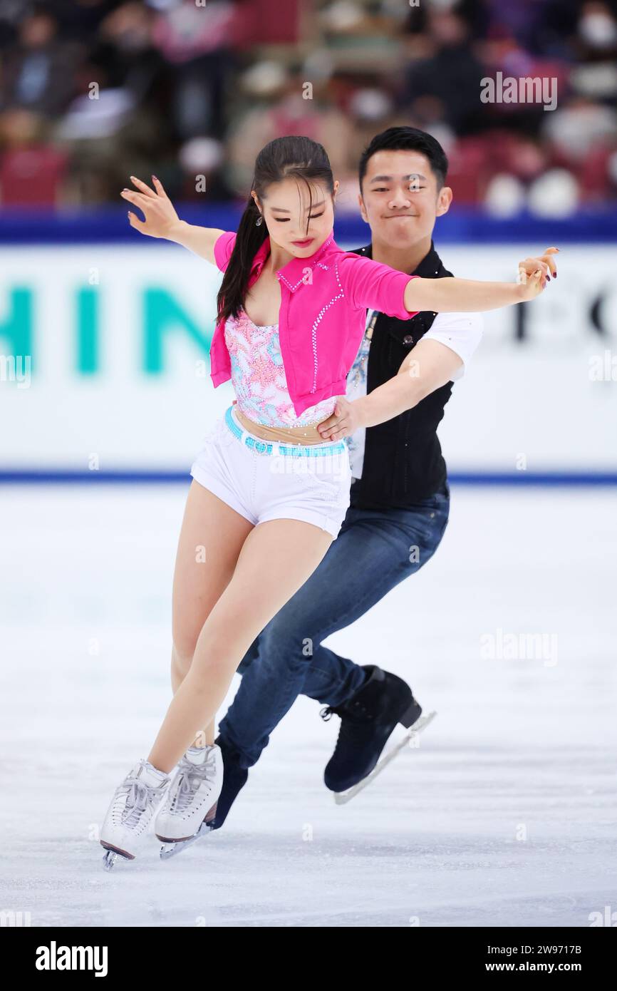 Akari Kinoshita & Takahiko Tamura, DECEMBER 22, 2023 - Figure Skating : Japan Figure Skating ...