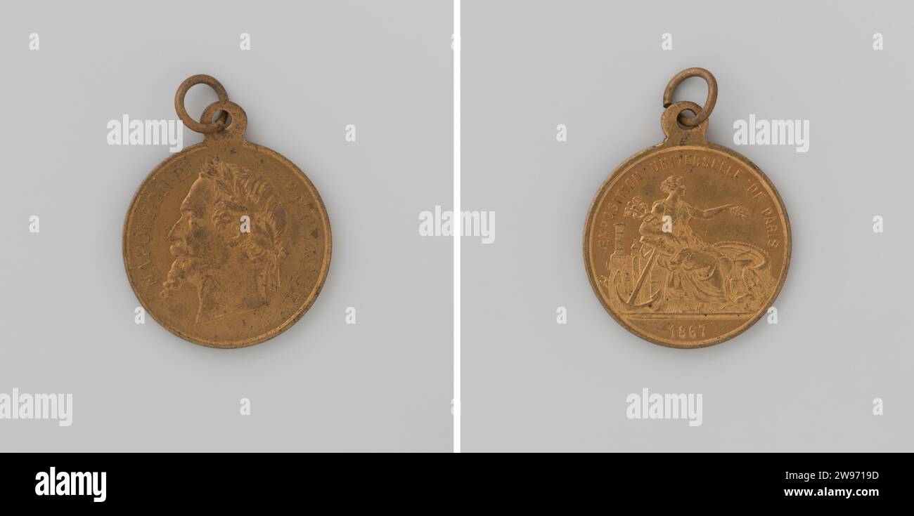 Visit by Napoleon III, Emperor of the French to the World Exhibition in ...