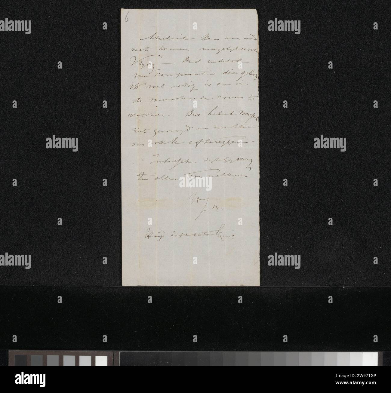 Letter to Lambertus Hardenberg (1822-1900), Johannes Bosboom, 1827 ...
