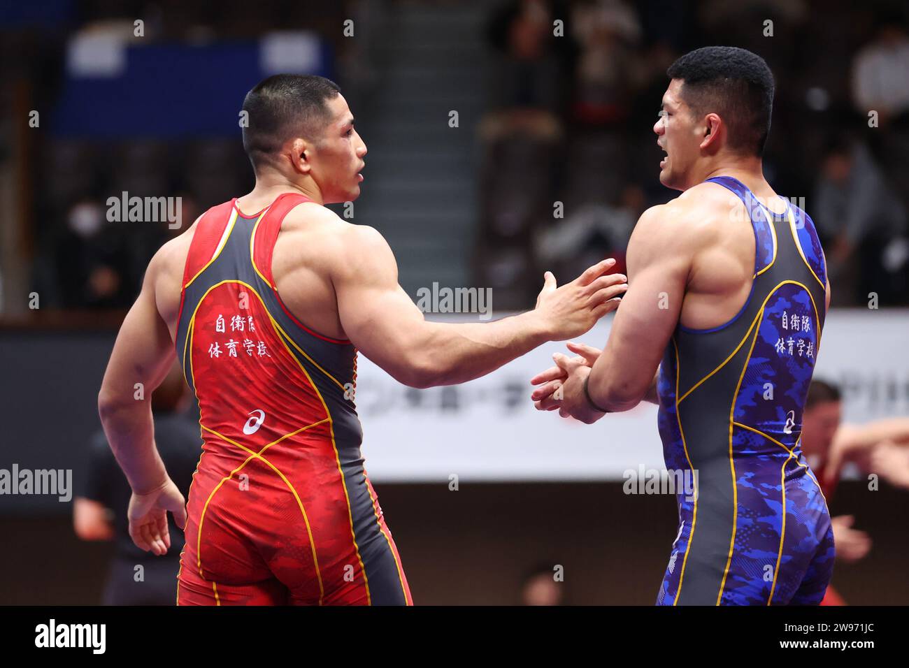 Yoyogi 2nd Gymnasium, Tokyo, Japan. 22nd Dec, 2023. (L to R) So Sakabe, Masato Sumi, DECEMBER 22 ...