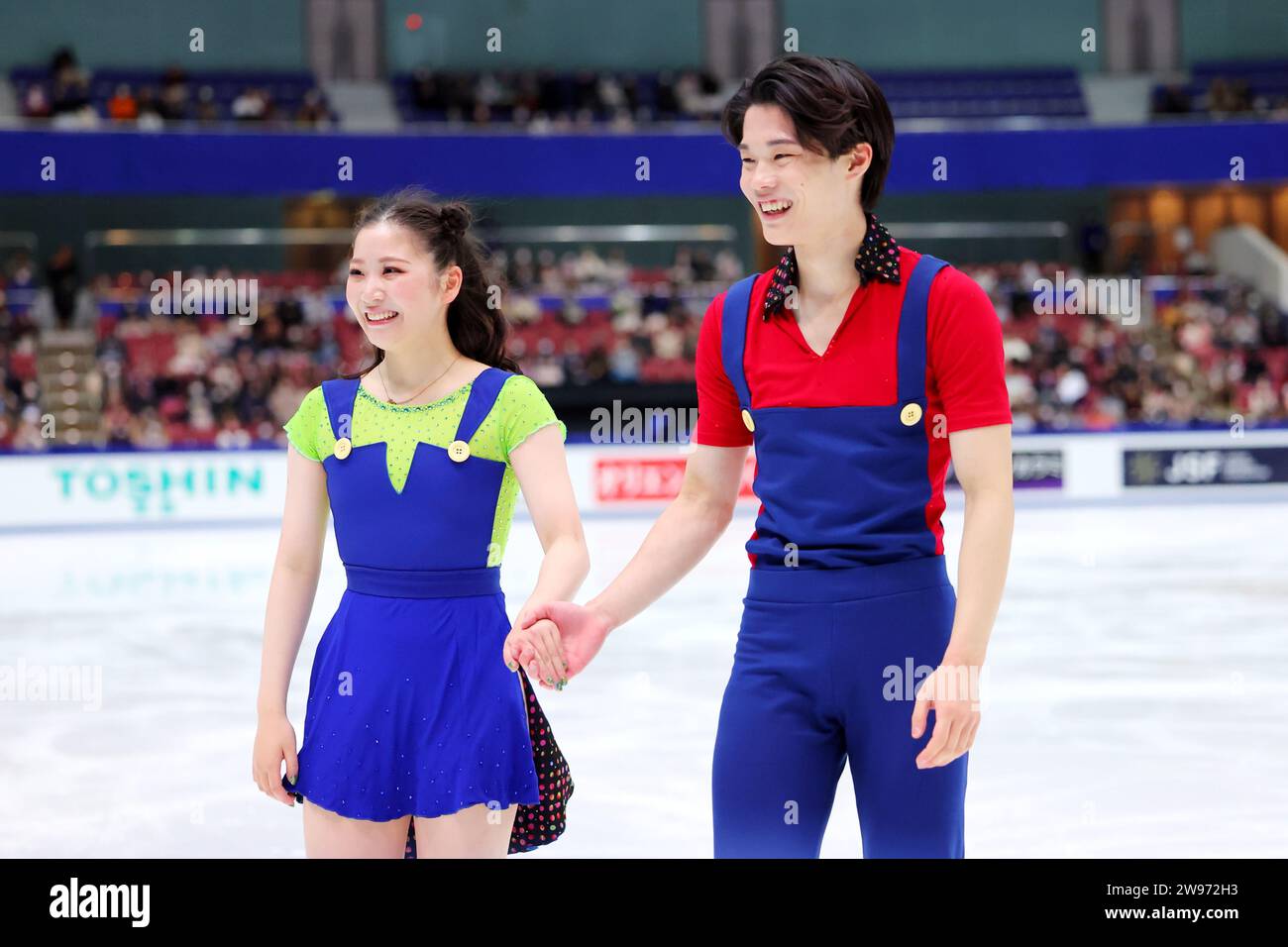 Nagano, Japan. 22nd Dec, 2023. Azusa Tanaka Shingo Nishiyama Figure Skating : Japan Figure ...