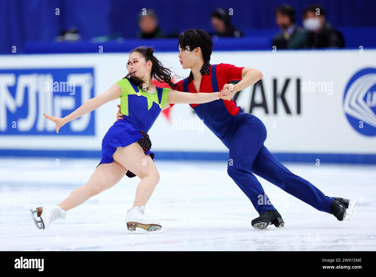 Nagano, Japan. 22nd Dec, 2023. Azusa Tanaka Shingo Nishiyama Figure ...