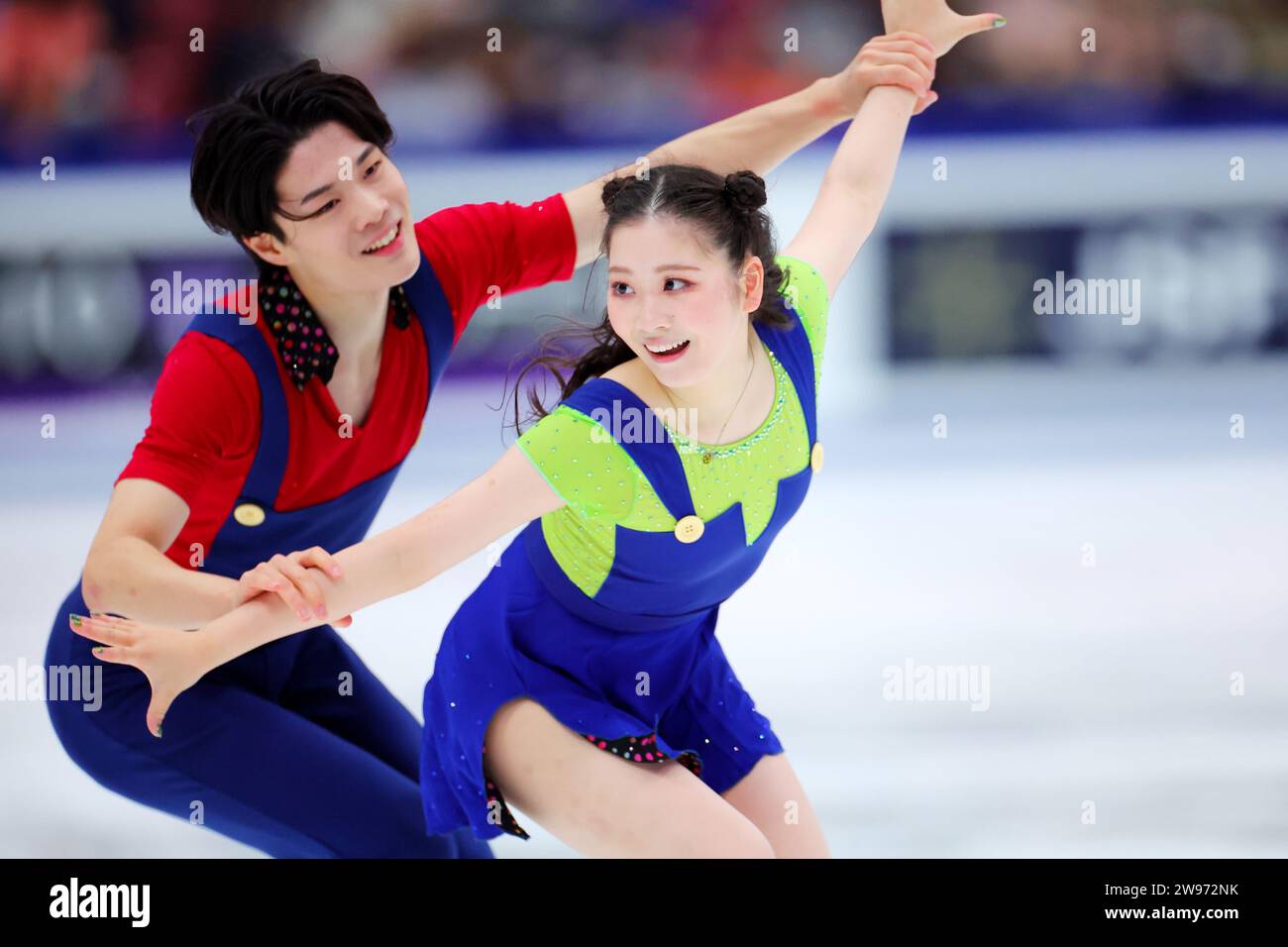 Azusa Tanaka Shingo Nishiyama, DECEMBER 22, 2023 - Figure Skating : Japan Figure Skating ...