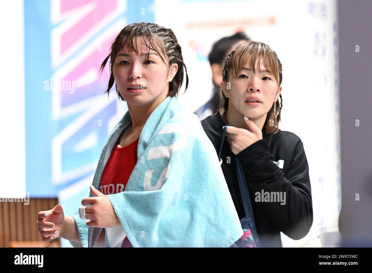 Yoyogi 2nd Gymnasium, Tokyo, Japan. 23rd Dec, 2023. (L-R) Yukako Kawai, Risako Kawai, DECEMBER ...