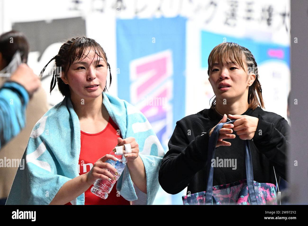 Yoyogi 2nd Gymnasium, Tokyo, Japan. 23rd Dec, 2023. (L-R) Yukako Kawai, Risako Kawai, DECEMBER ...