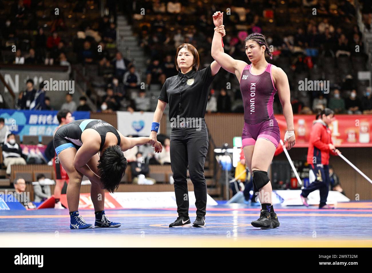 Yoyogi 2nd Gymnasium, Tokyo, Japan. 23rd Dec, 2023. (L-R) Ami Ishii, Nonoka Ozaki, DECEMBER 23 ...