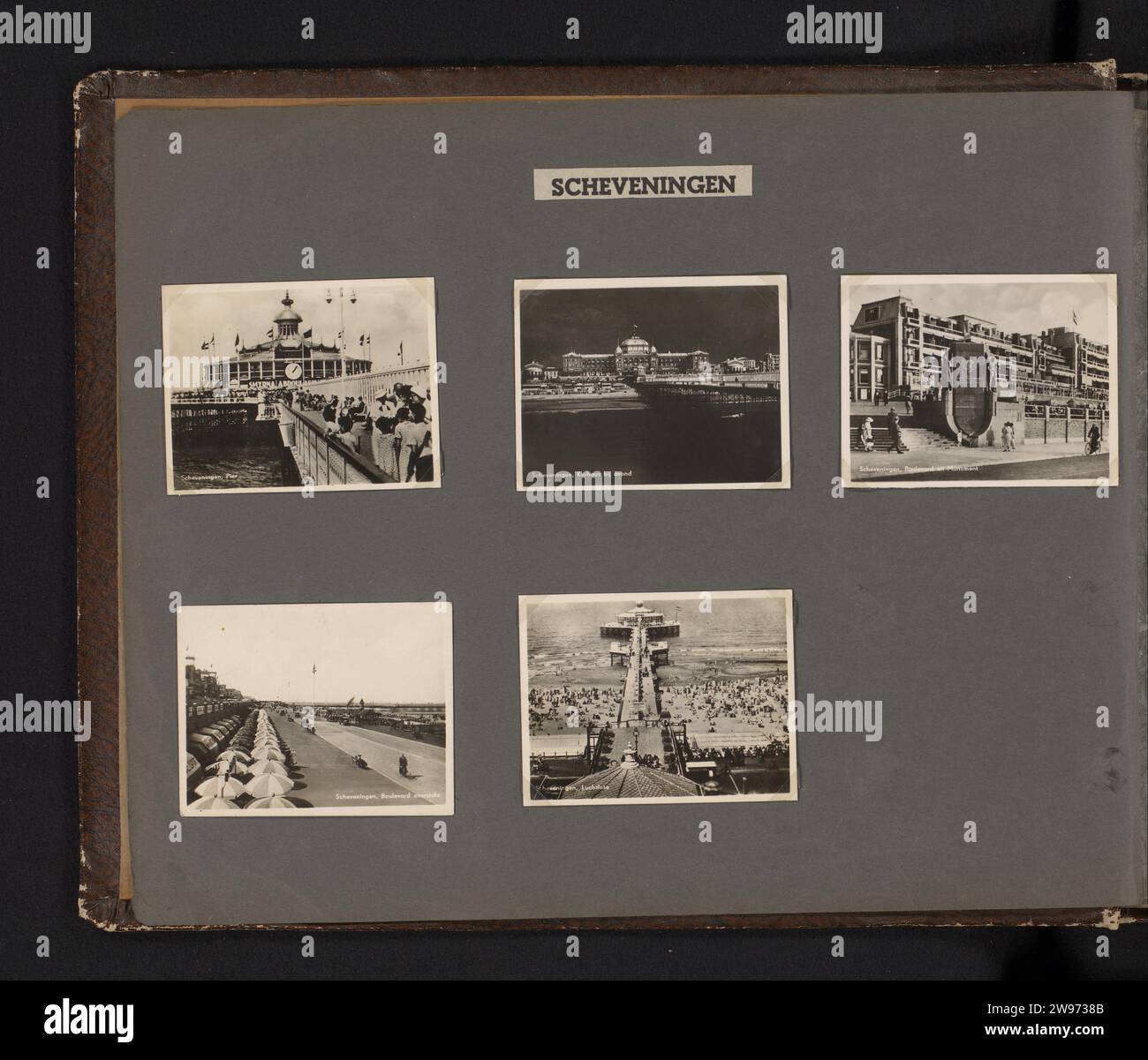 Scheveningen, Anonymous, 1932 - 1942 photograph Album magazine with ...