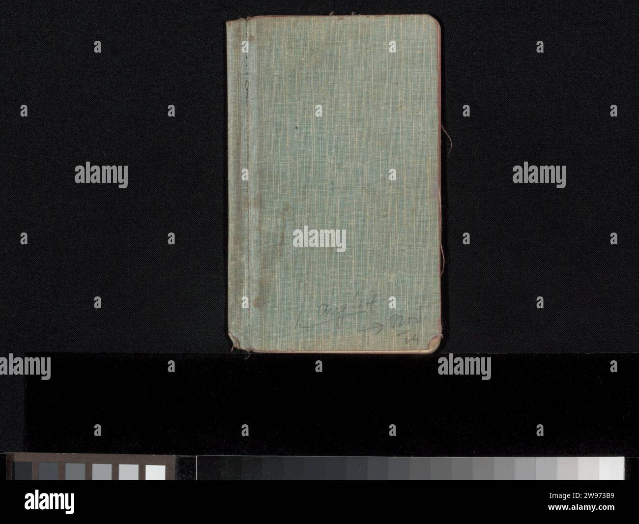 Notebook by Philip Zilcken, 1867 - 1930 paper. pencil writing ...