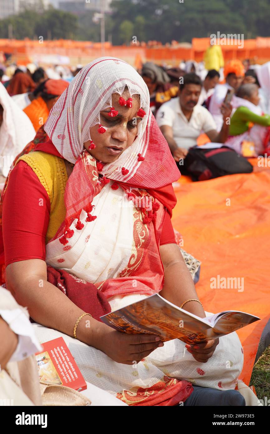 Kolkata, West Bengal, India. 24th Dec, 2023. In a landmark display of ...