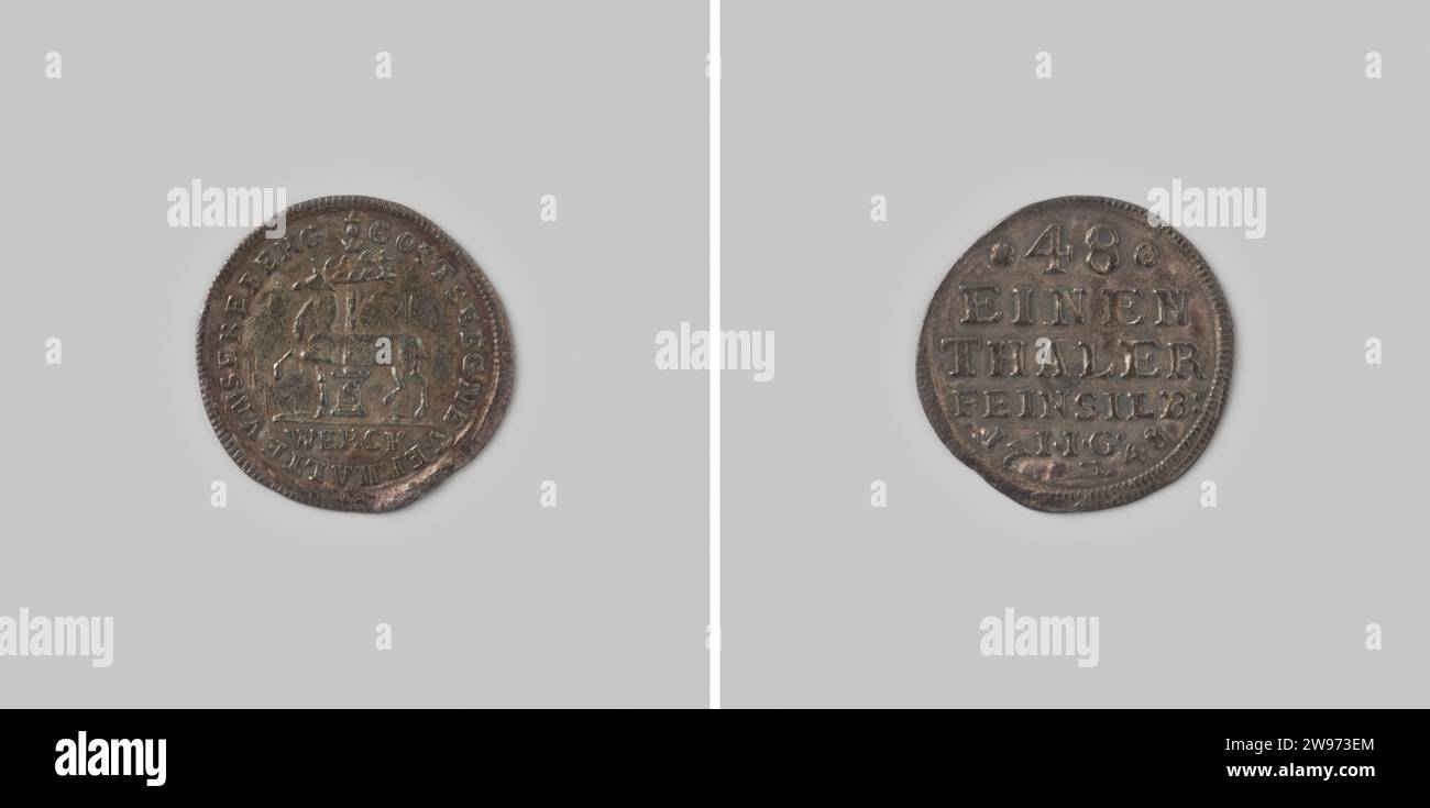 Sechser of ½ Groschen uit het Graafschap Stolberg van Christoph Ludwig ...