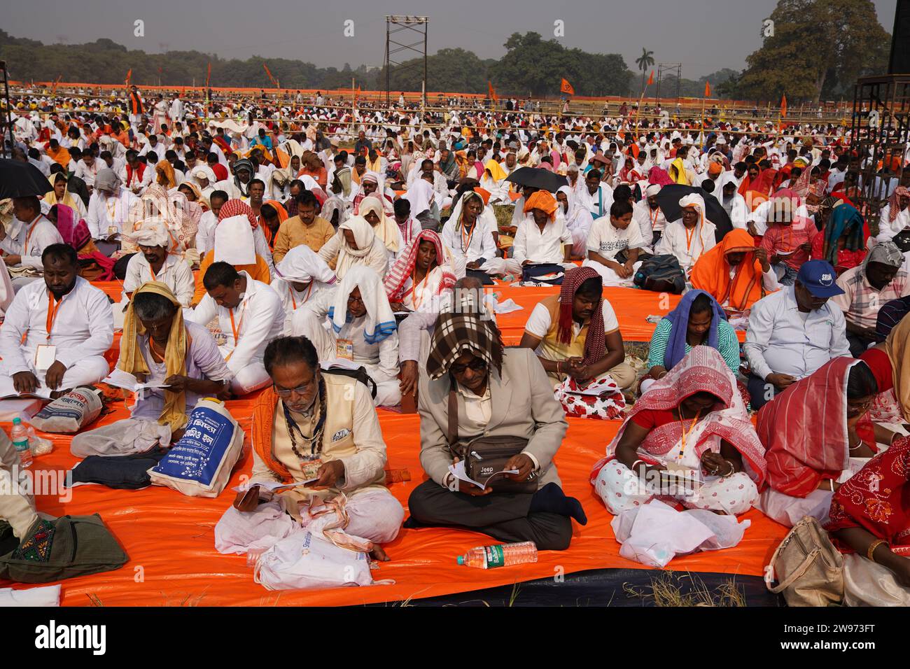 Kolkata, West Bengal, India. 24th Dec, 2023. In a landmark display of ...