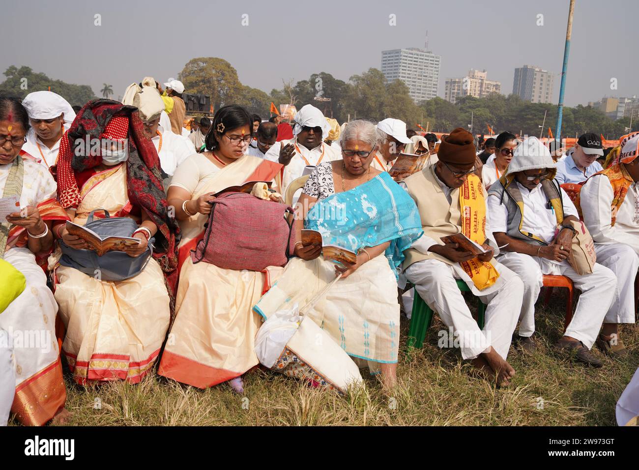 Kolkata, West Bengal, India. 24th Dec, 2023. In a landmark display of ...