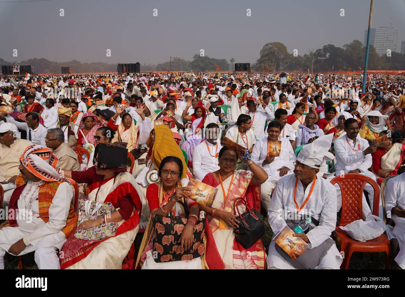 Kolkata, West Bengal, India. 24th Dec, 2023. In a landmark display of ...
