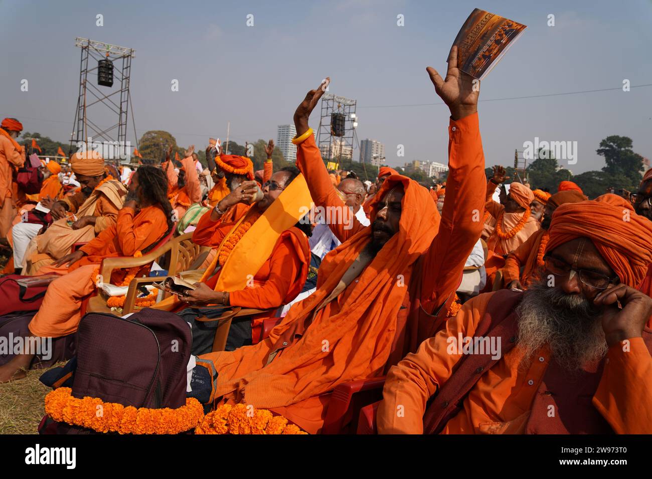 Kolkata, West Bengal, India. 24th Dec, 2023. In a landmark display of ...