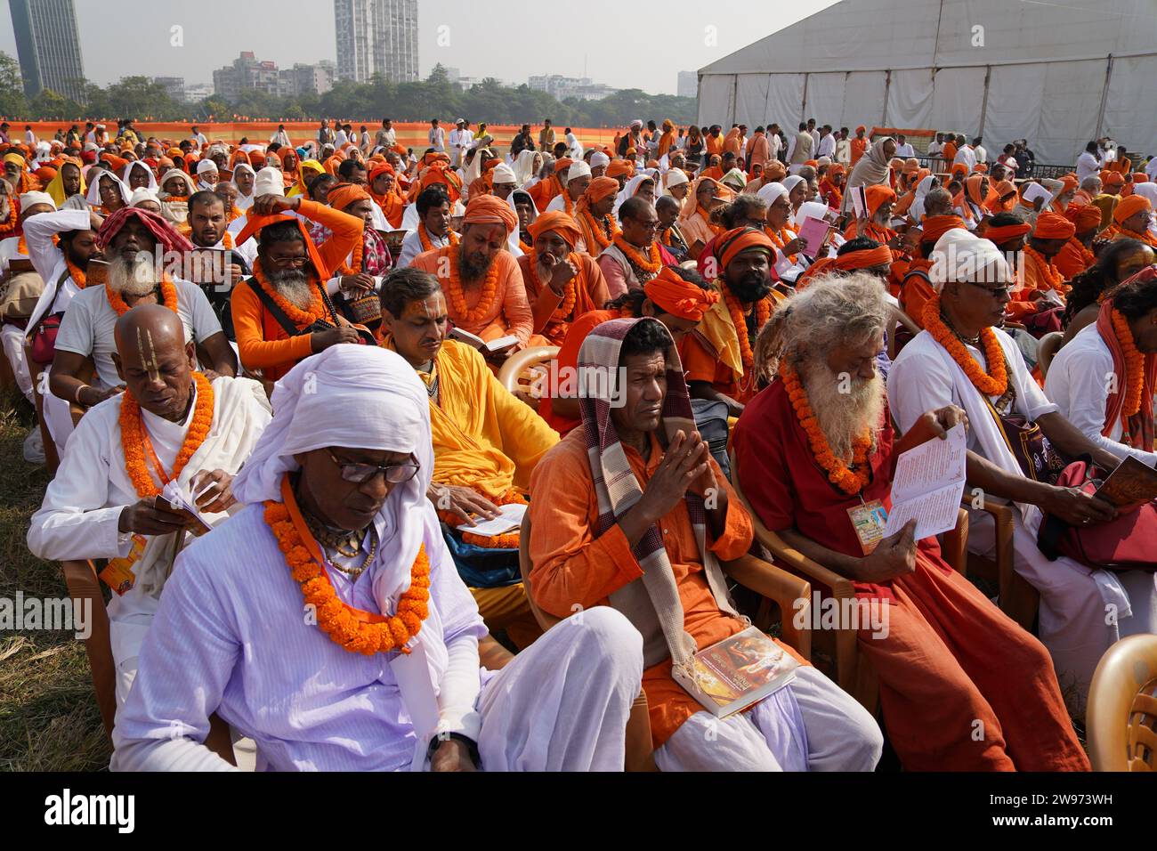 Kolkata, West Bengal, India. 24th Dec, 2023. In a landmark display of ...